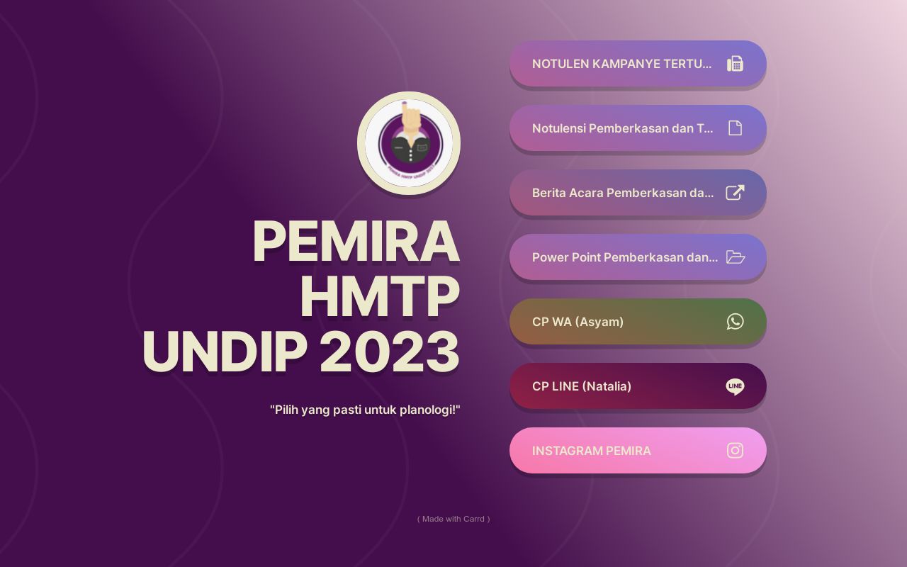 PEMIRA HMTP 2023